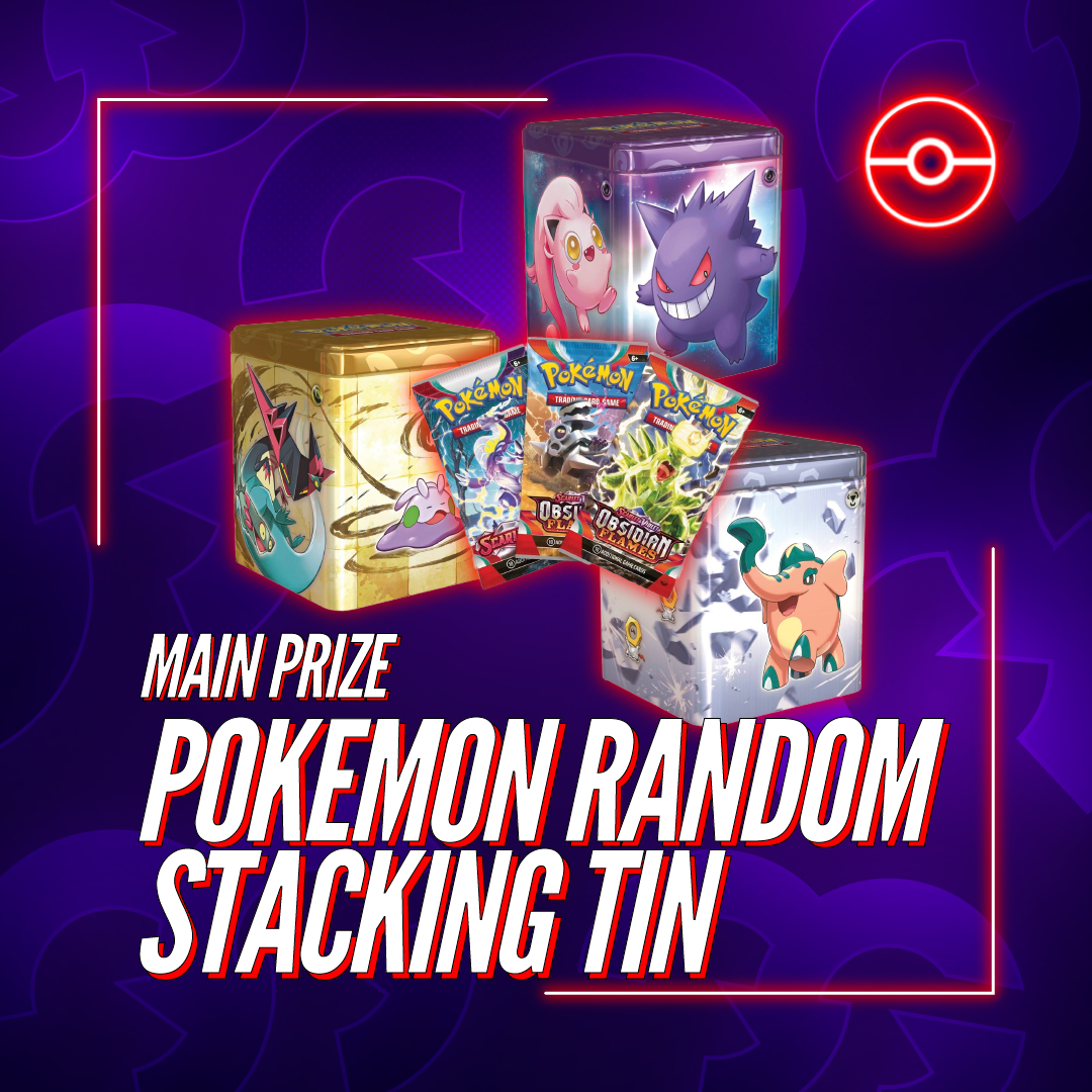 Random Pokémon Stacking Tin #6 - Gaming Giveaways