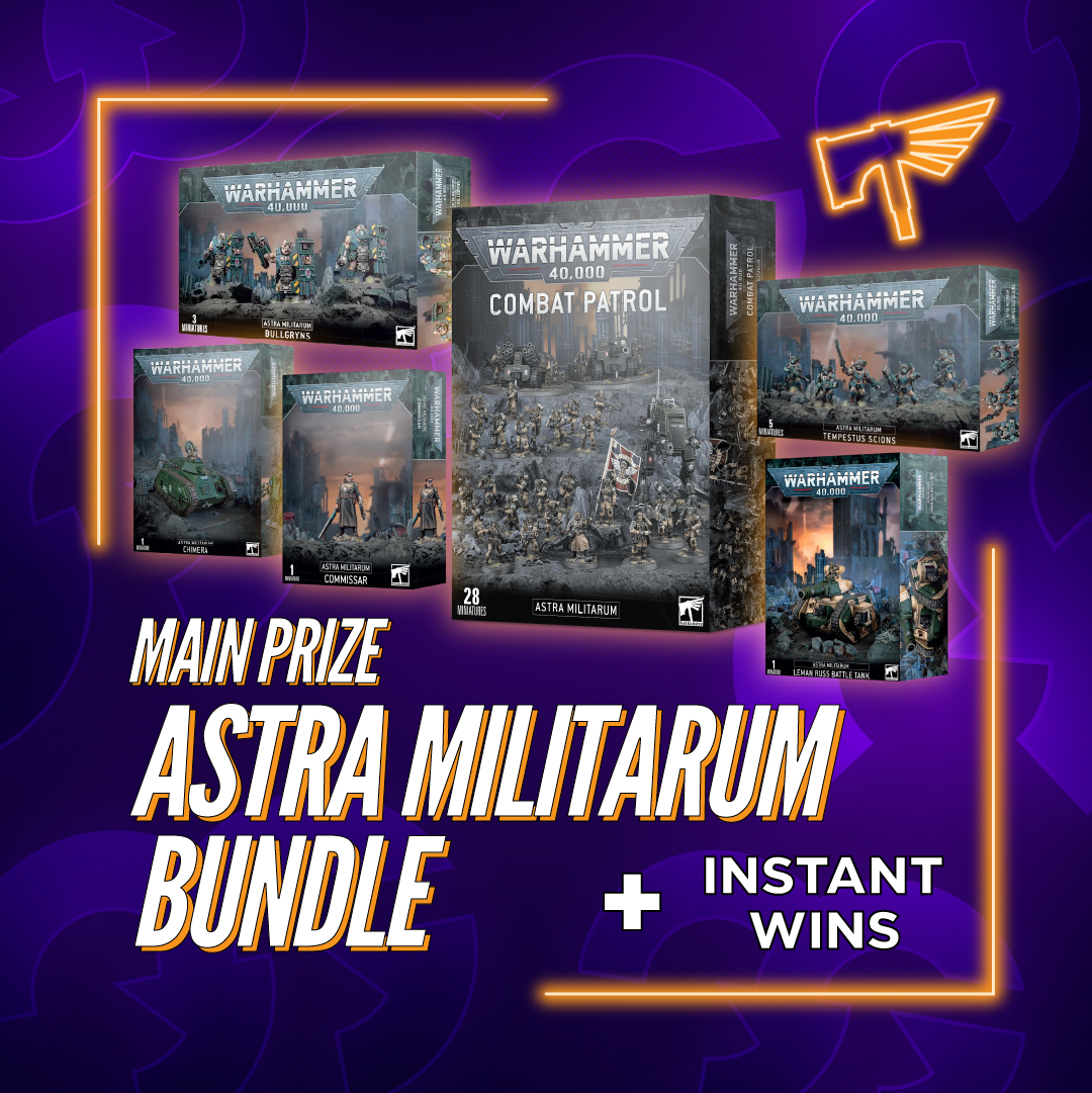 Warhammer Astra Militarum Bundle + Instant Wins #1 - Gaming Giveaways