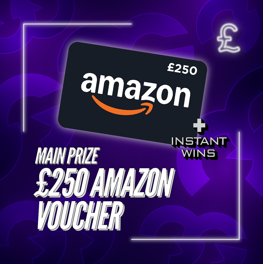 £250 Amazon Voucher + Instant Wins #25 - Gaming Giveaways
