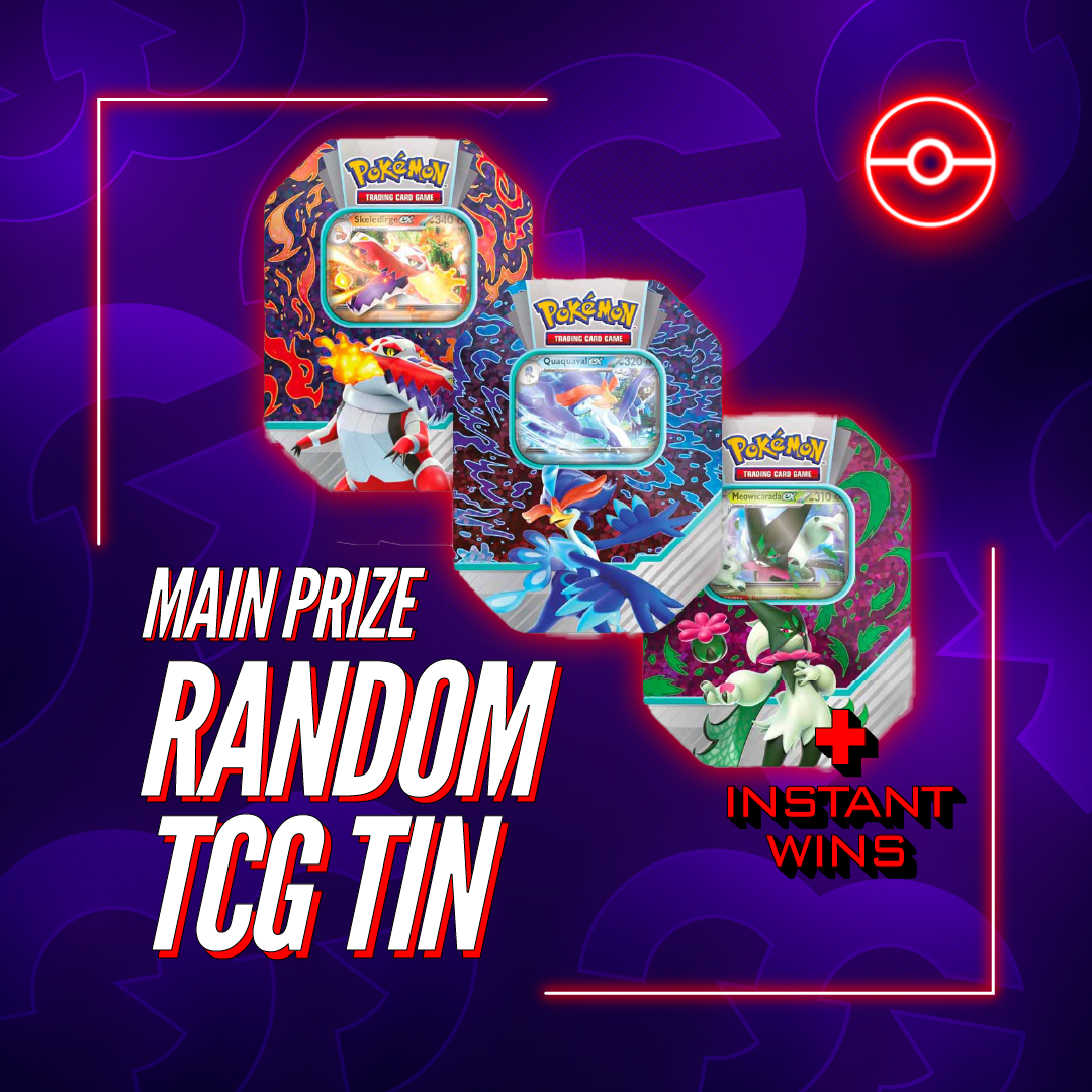 Random Pokémon TCG Tin + Instant Wins #14 - Gaming Giveaways
