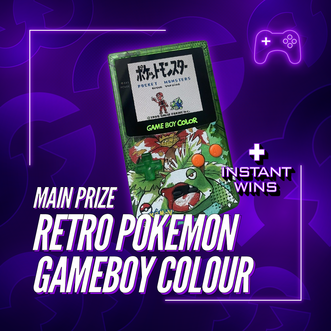 Retro Consoles Comp: Custom Pokémon Gameboy + Instant Wins #10 - Gaming ...