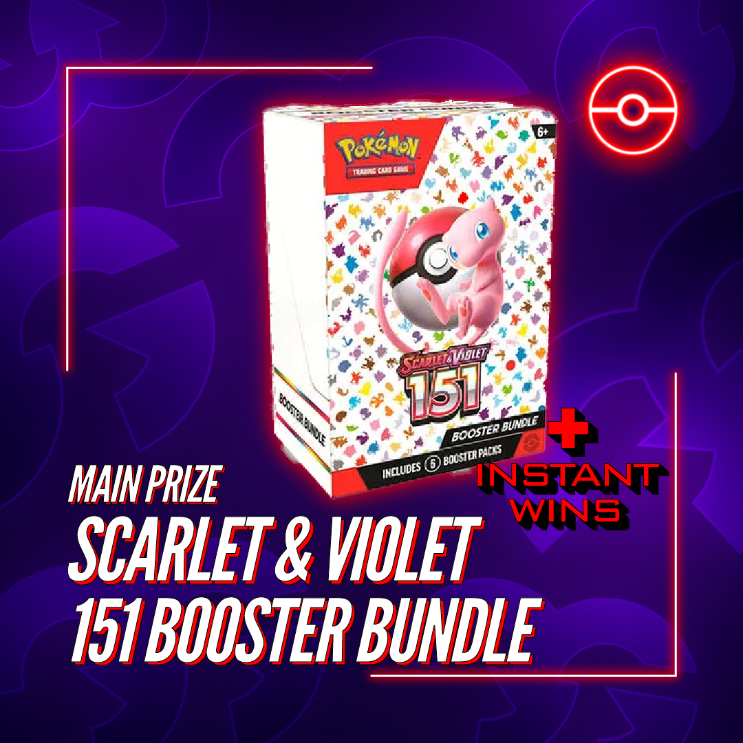 Scarlet and Violet 151 Booster Bundle + Instant Wins #14 - Gaming Giveaways