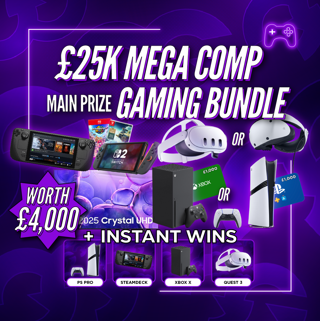 £25k MEGA Console Bundle + Instant Wins #1 - Gaming Giveaways