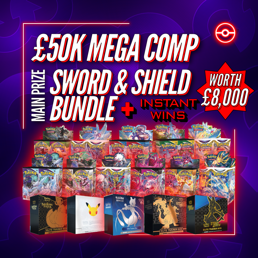 £50k MEGA Pokémon Comp + Instant Wins #2 - Gaming Giveaways