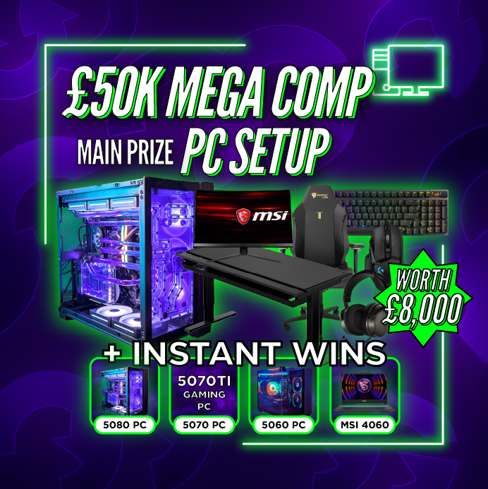 £50K MEGA PC Comp + Instant Wins #1 - Gaming Giveaways