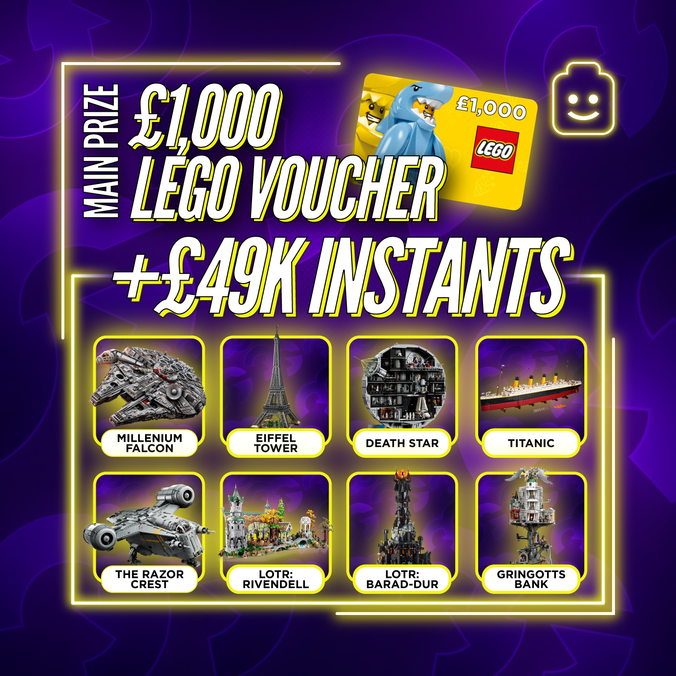 £50K MEGA LEGO Comp + Instant Wins #4 - Gaming Giveaways