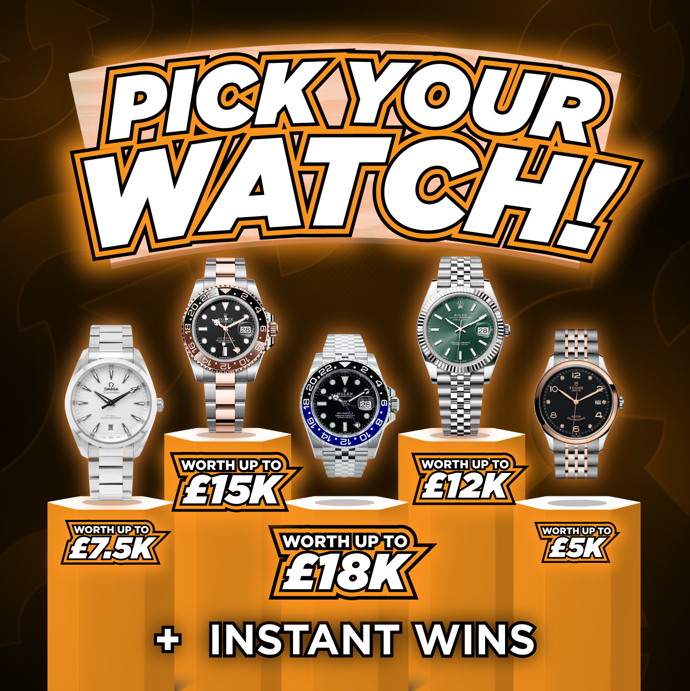 Pick Your Watch + Instant Wins #1 - Gaming Giveaways
