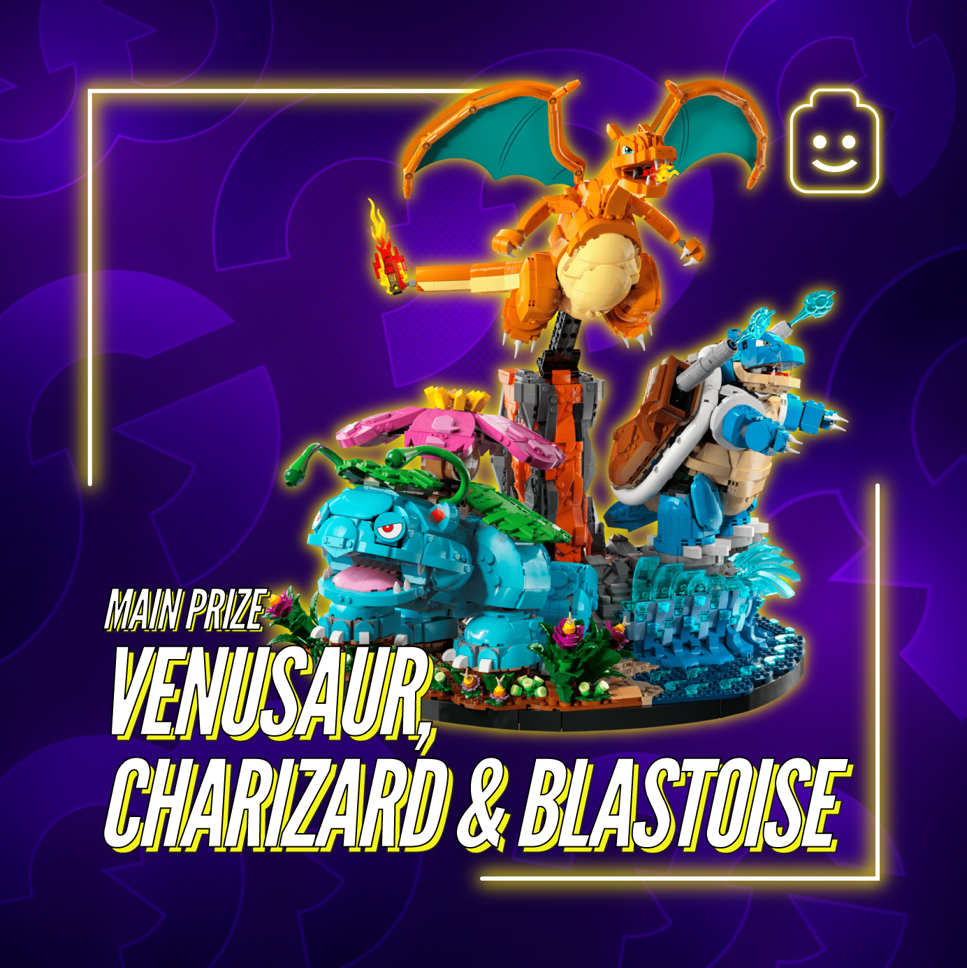 *LOW ODDS* LEGO Venusaur, Charizard and Blastoise #1 - Gaming Giveaways