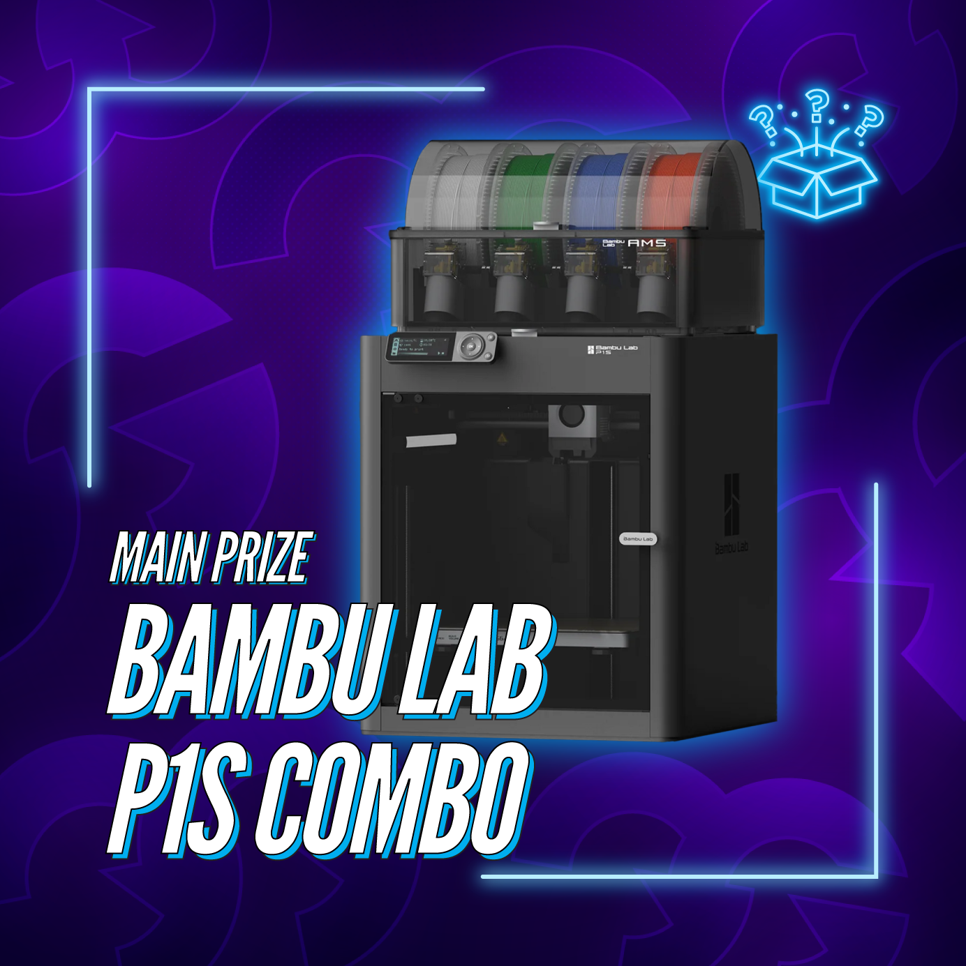 Bambu Lab P1S Combo #1 - Gaming Giveaways